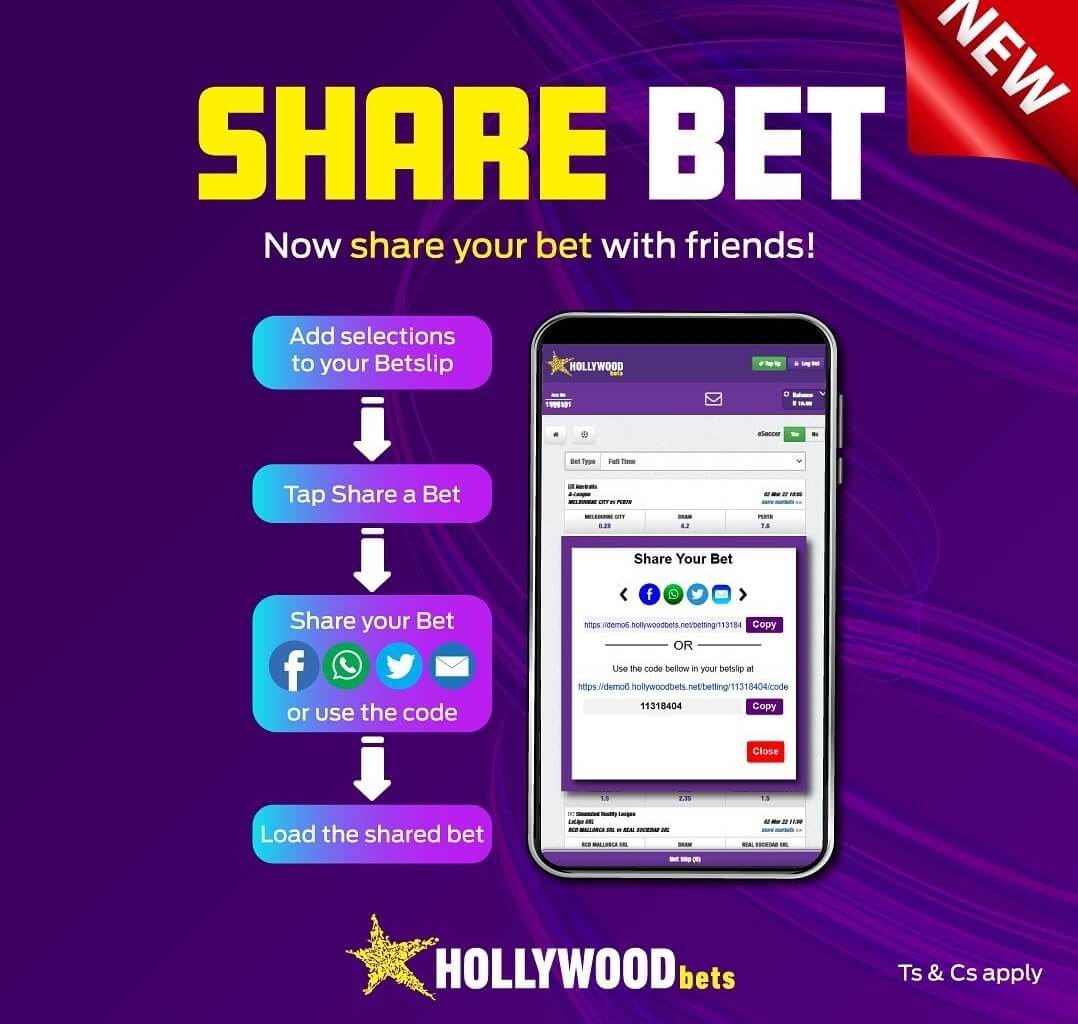Hollywoodbets Share My Bet Code Sharing Guide - Best Sports Betting